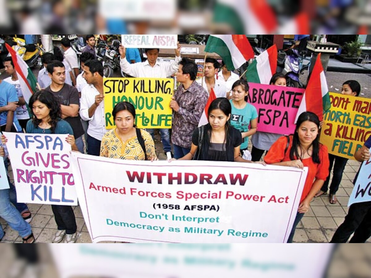 MHA for partial repeal of AFSPA in Assam, Arunachal