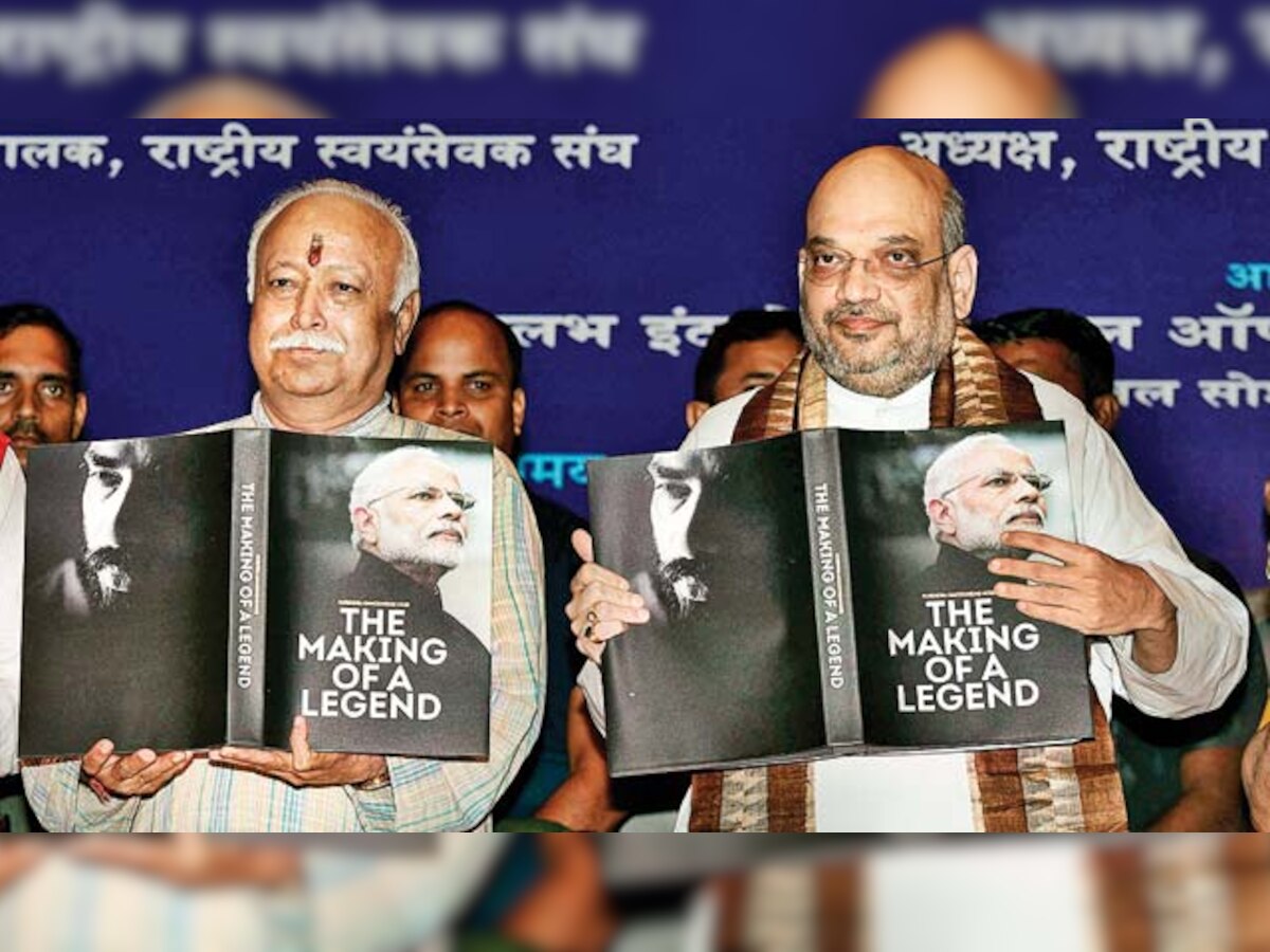 Mohan Bhagwat heaps praise on Modi, hails his RSS roots