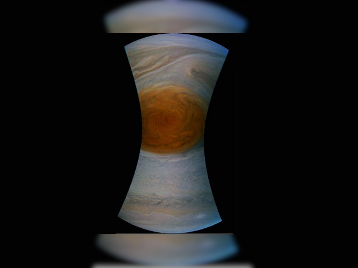 When NASA's Juno stared right into Jupiter's angry red