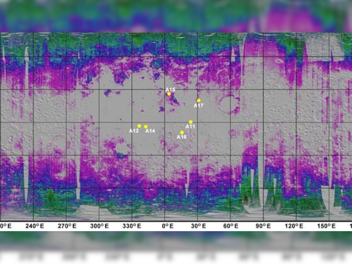 First global map of water on Moon created