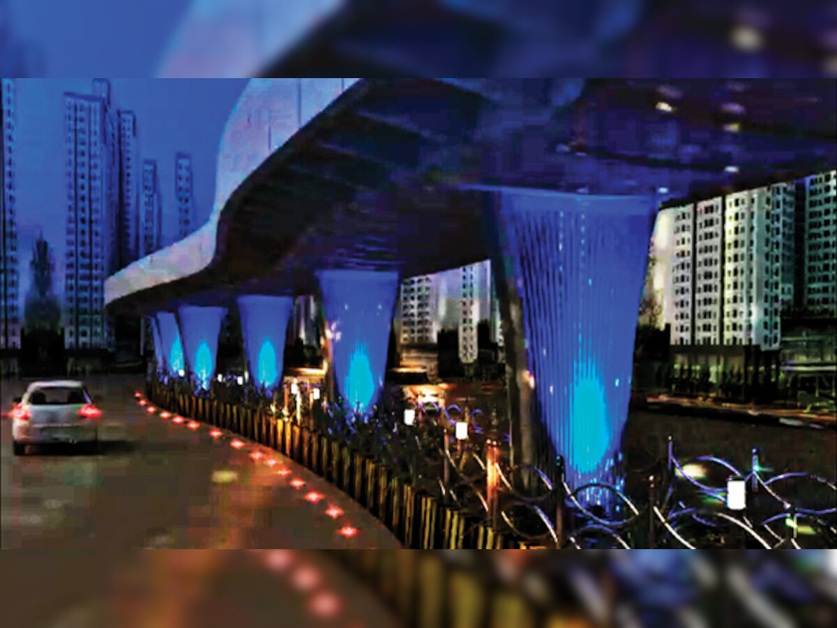JJ flyover medians to shine with lights