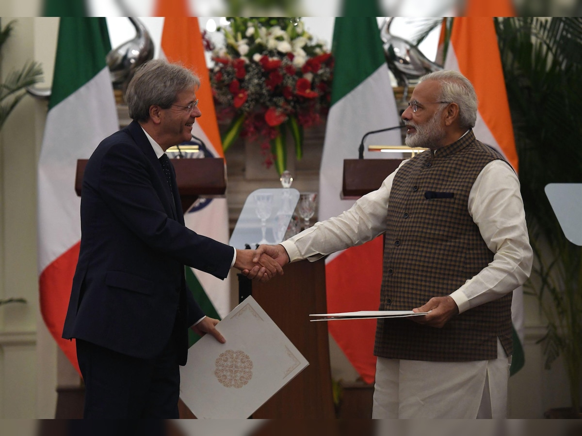 PM Modi, Italian PM sign six pacts, address terrorism and cyber crime