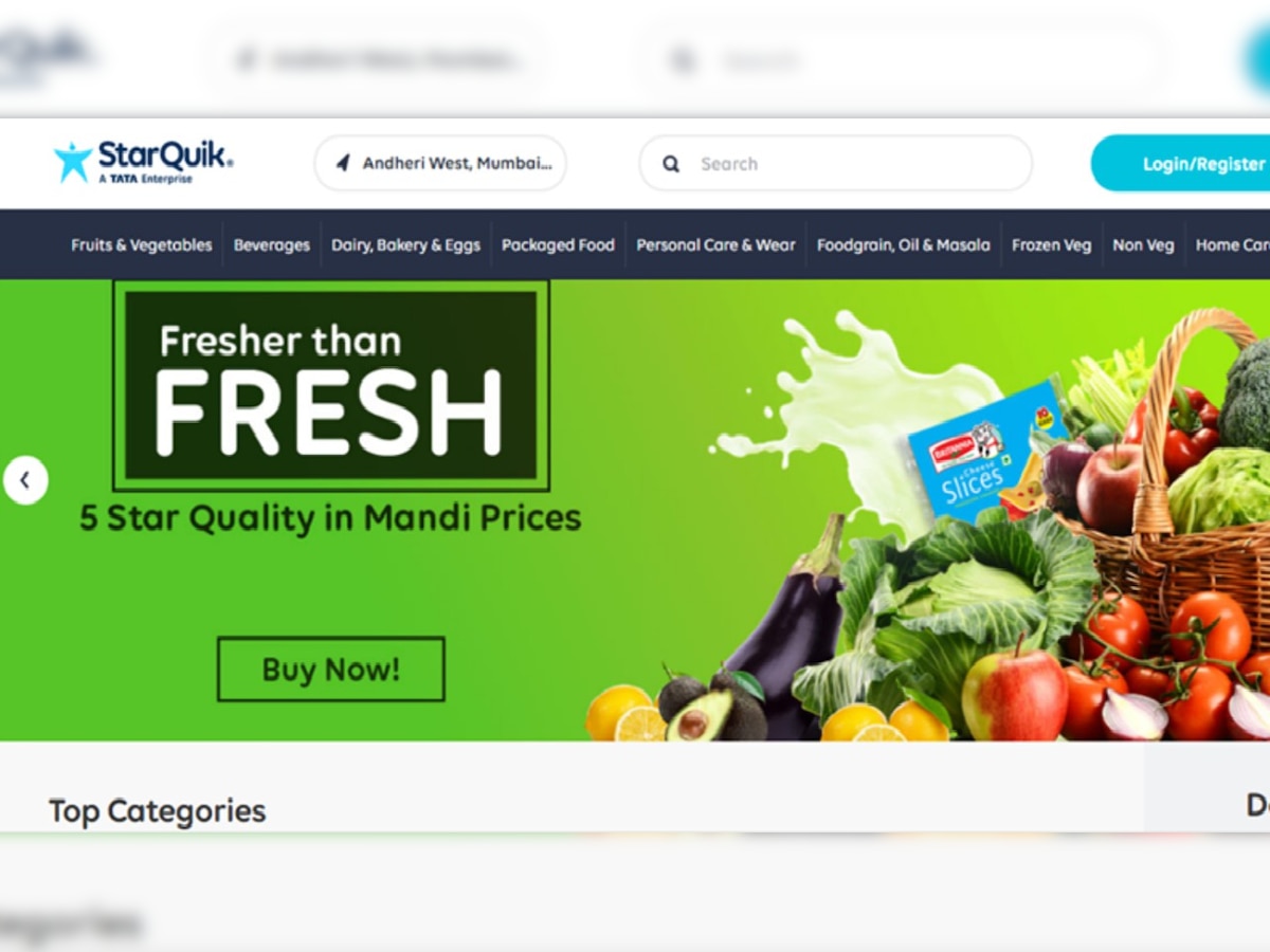 Tata Group soft launches grocery etailing platform StarQuik.com, to ...
