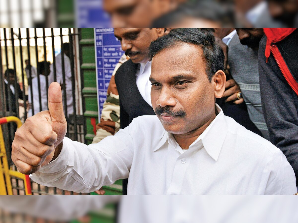 A Raja writes to DMK chief, says 2G scam was a conspiracy