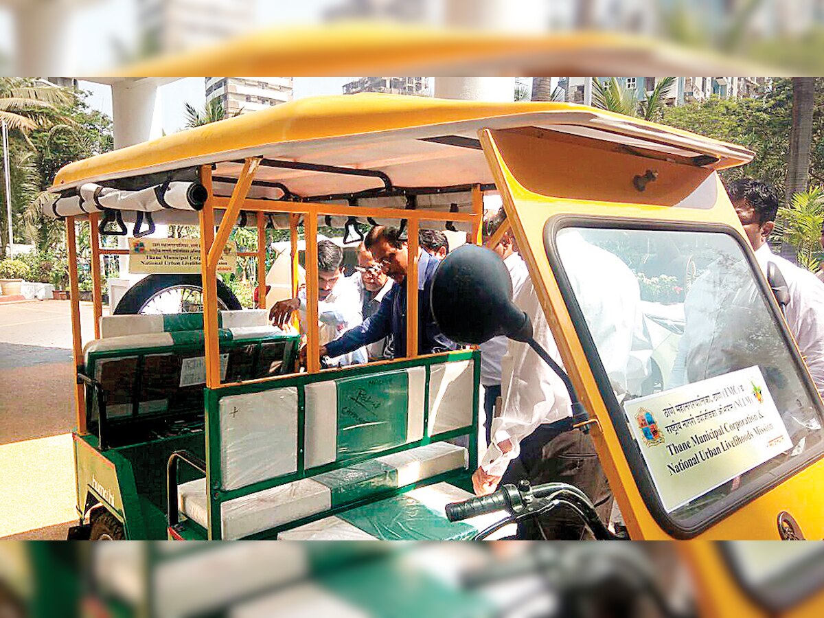 Women-driven solar-autorickshaws tested in Thane