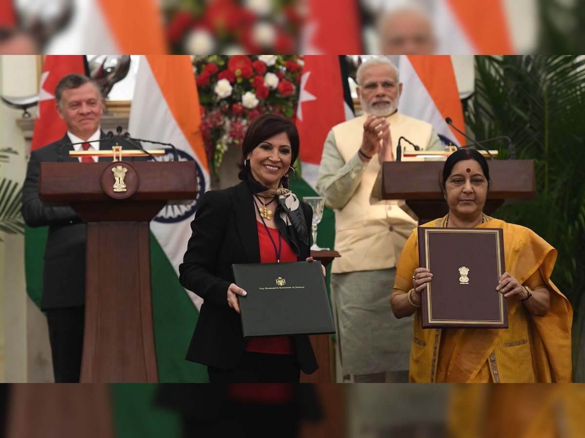 India, Jordan ink 12 pacts; step up cooperation to combat terror