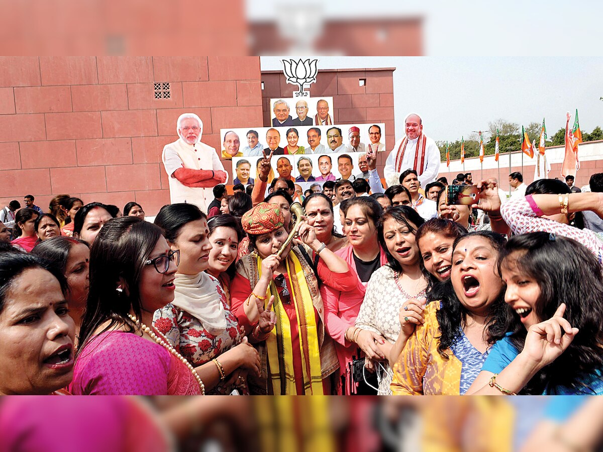 Chappa Chappa, Bhajapa: Party celebrates storming of Left bastion