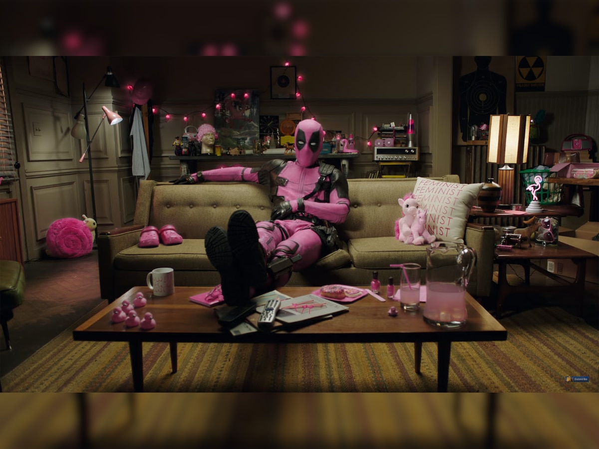 Why is Deadpool wearing a pink costume?