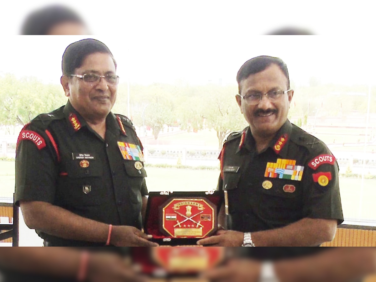 Army Vice-Chief Lt-Gen Sarath Chandra pays farewell visit to Sapta ...