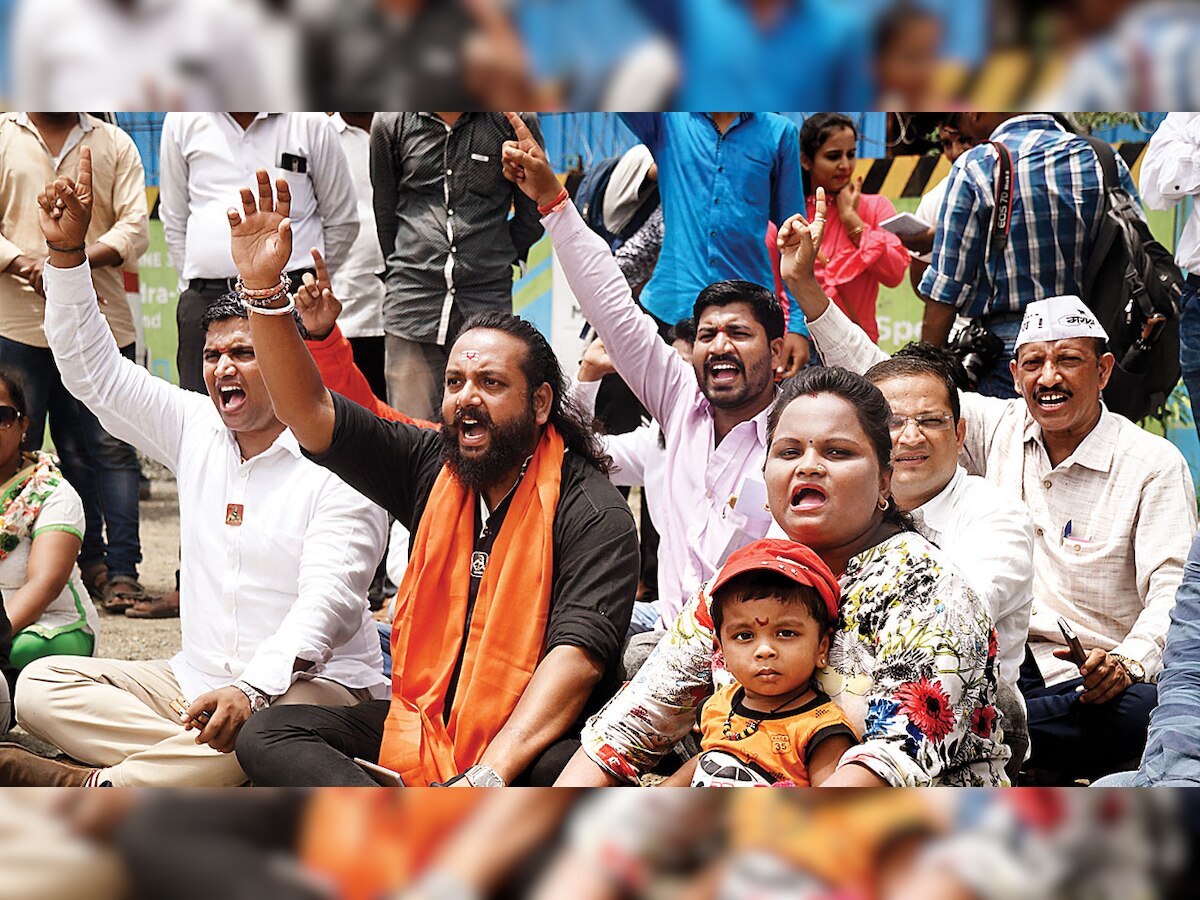 Maratha quota stir: After Jail Bharo, Marathas to organise Thiya ...