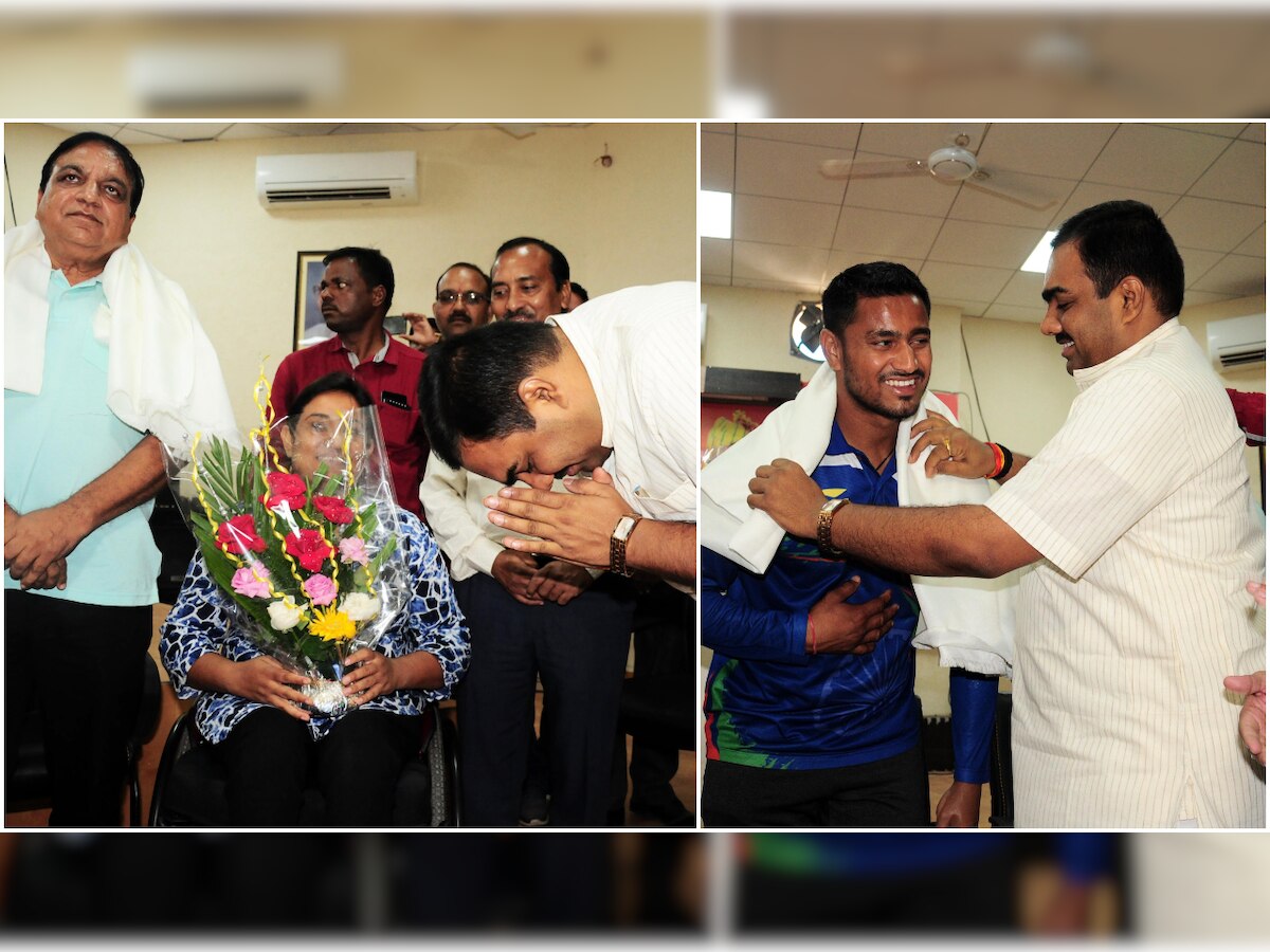 BJP fetes Divyang players for doing Rajasthan proud