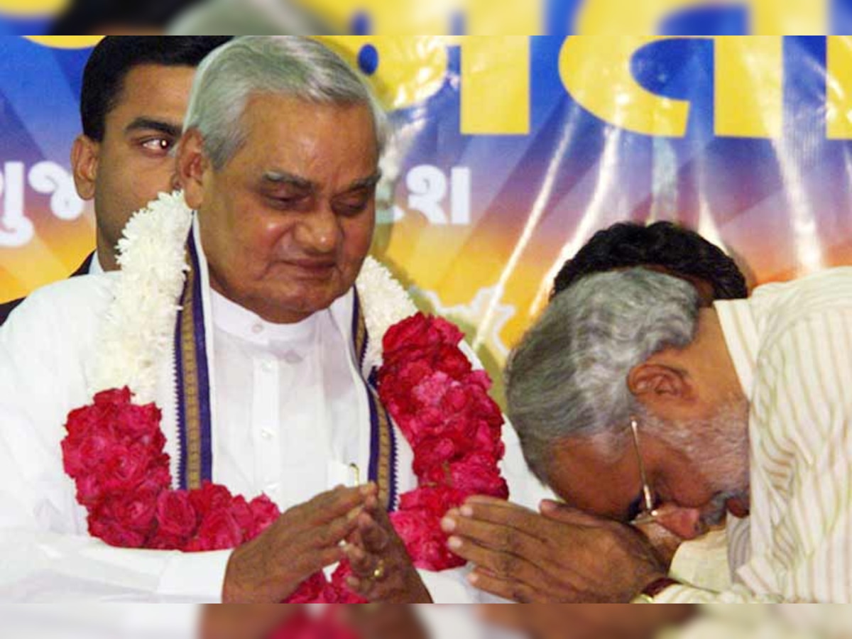 WATCH Rare Video: When PM Narendra Modi ran to hug Atal Bihari Vajpayee