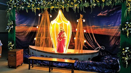 Golden jubilee: Irla Church dress Lady Velankanni in a sari