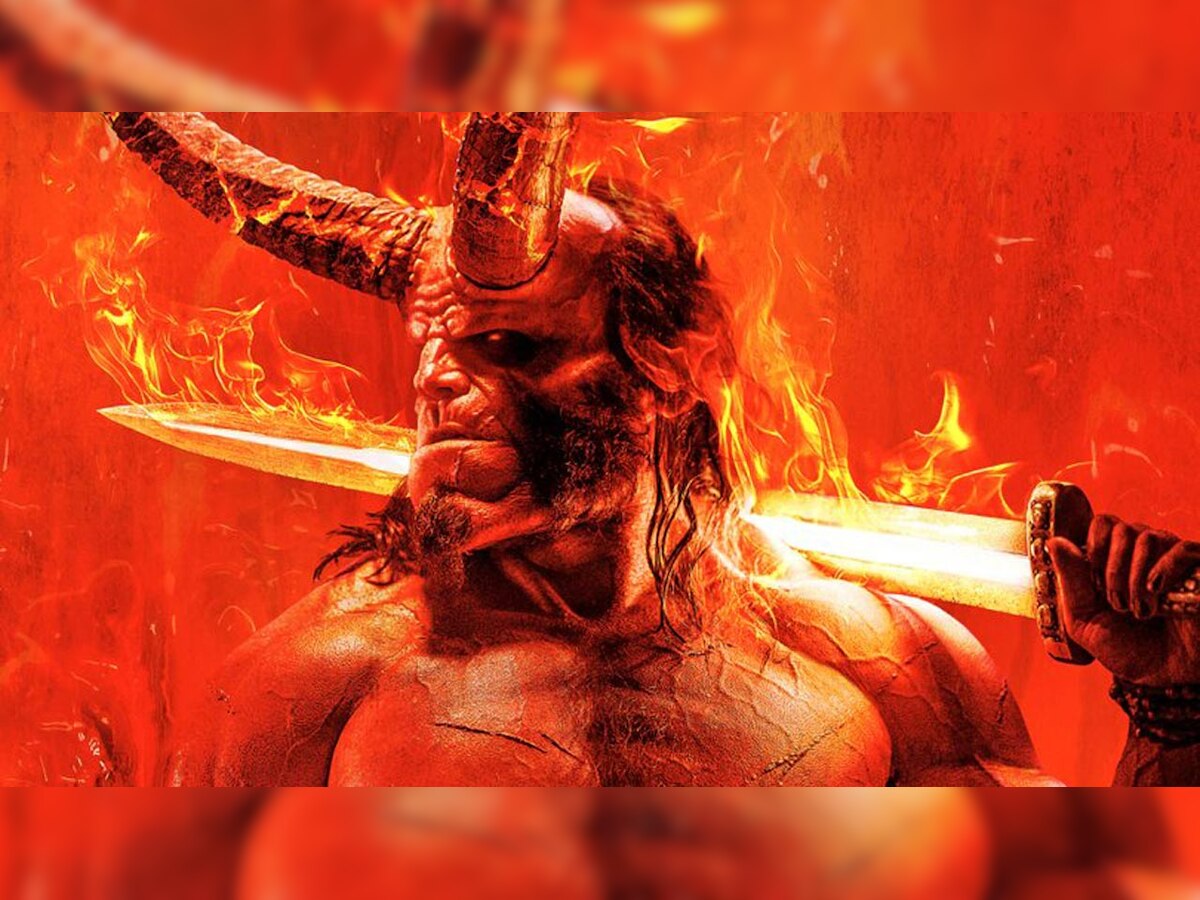 Flaming hot new poster for 'Hellboy' is here!