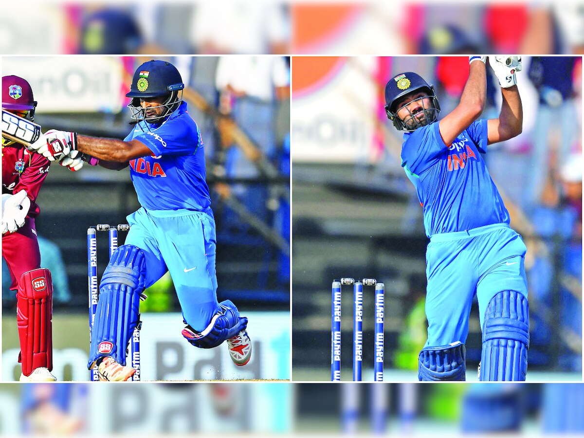 India vs West Indies: Rohit Sharma, Ambati Rayudu light up Brabourne
