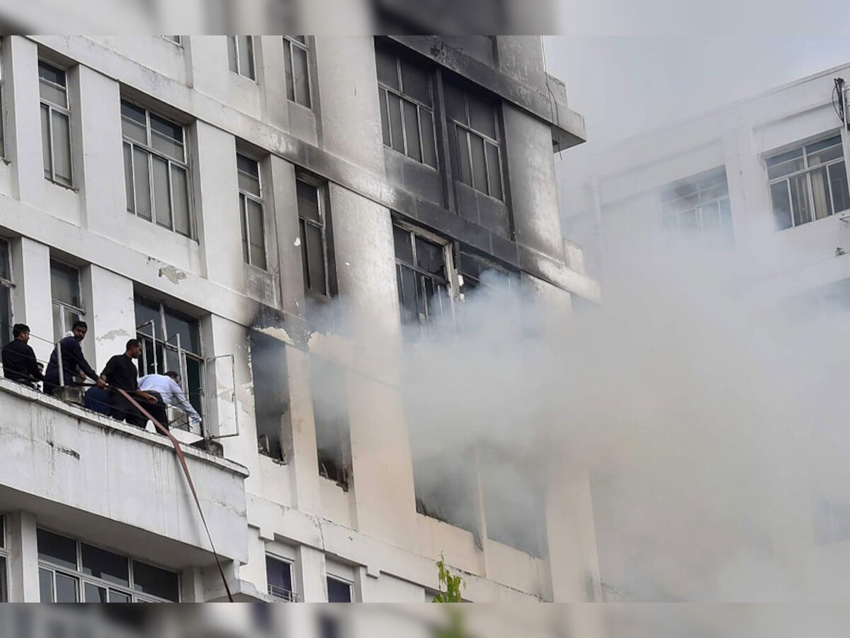 Fire breaks out at Apeejay House building in Kolkata's Park Street
