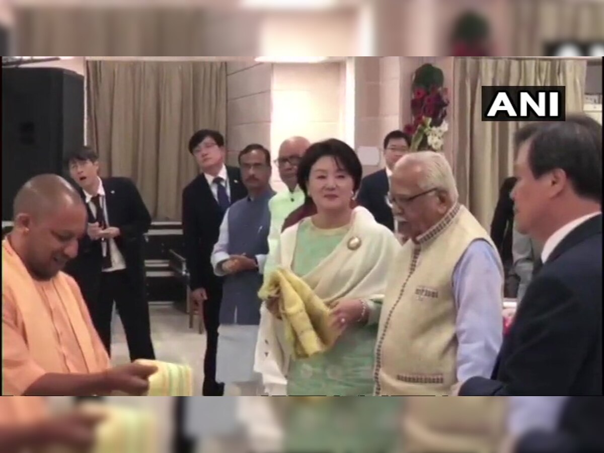 South Korean First Lady visits Queen Heo Memorial in Ayodhya, welcomes ...