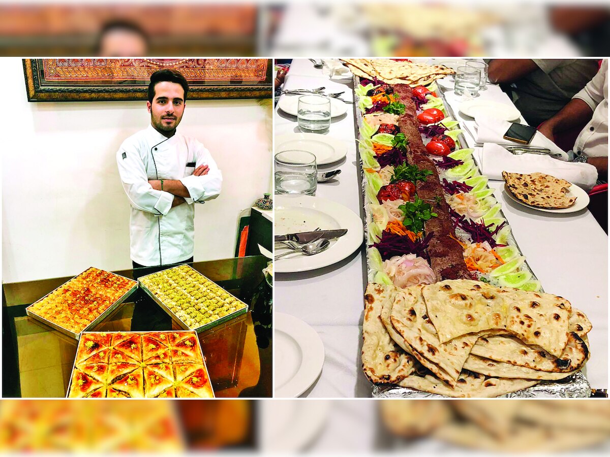 Ready to tuck into this 1.5 metre-long kebab?