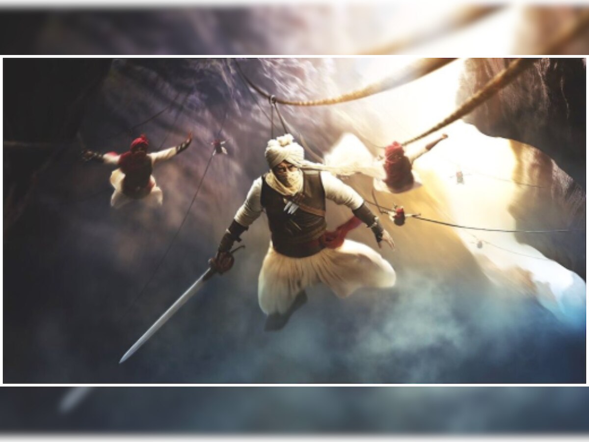 Here's the new ferocious poster from 'Taanaji: The Unsung Warrior ...