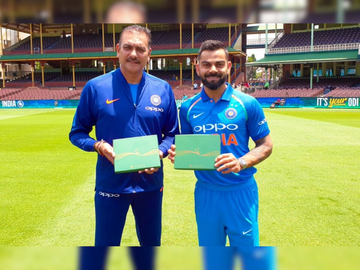 Kohli, Shastri honoured in Australia, given SCG membership