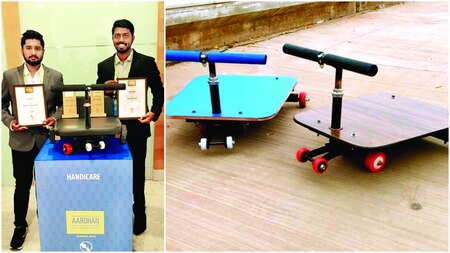 Ahmedabad engineering students' mobility device wins a Rs 15 lakh award