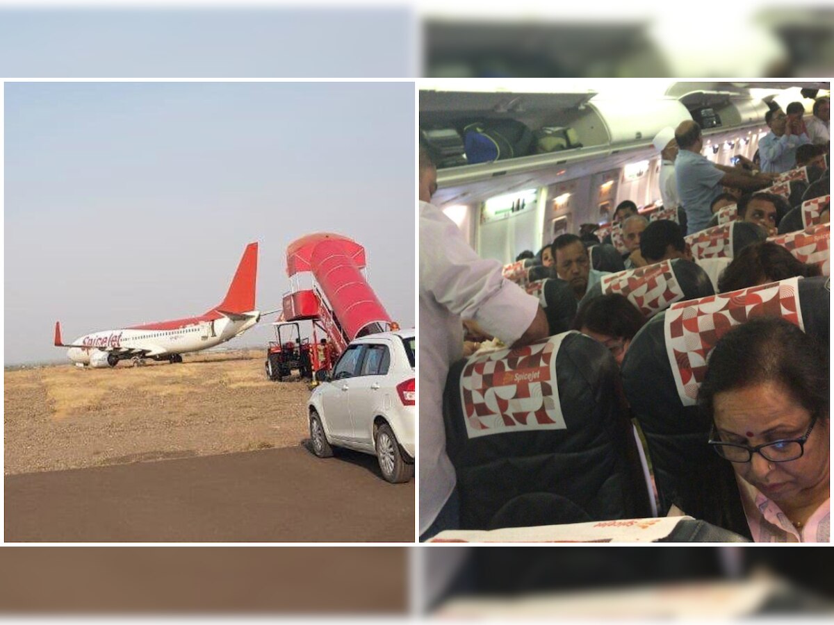 Close shave for SpiceJet passengers as plane overshoots Shirdi Airport ...