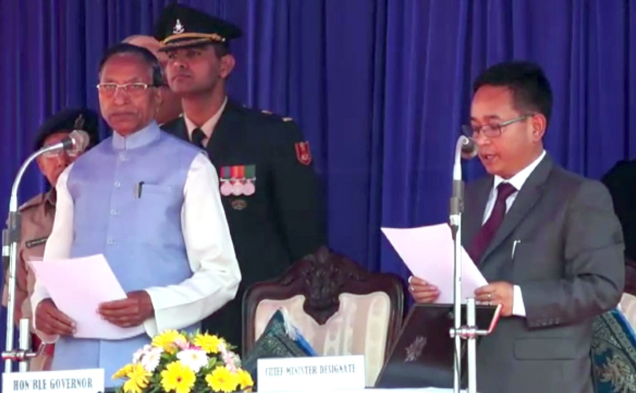 Prem Singh Tamang sworn in as Sikkim CM