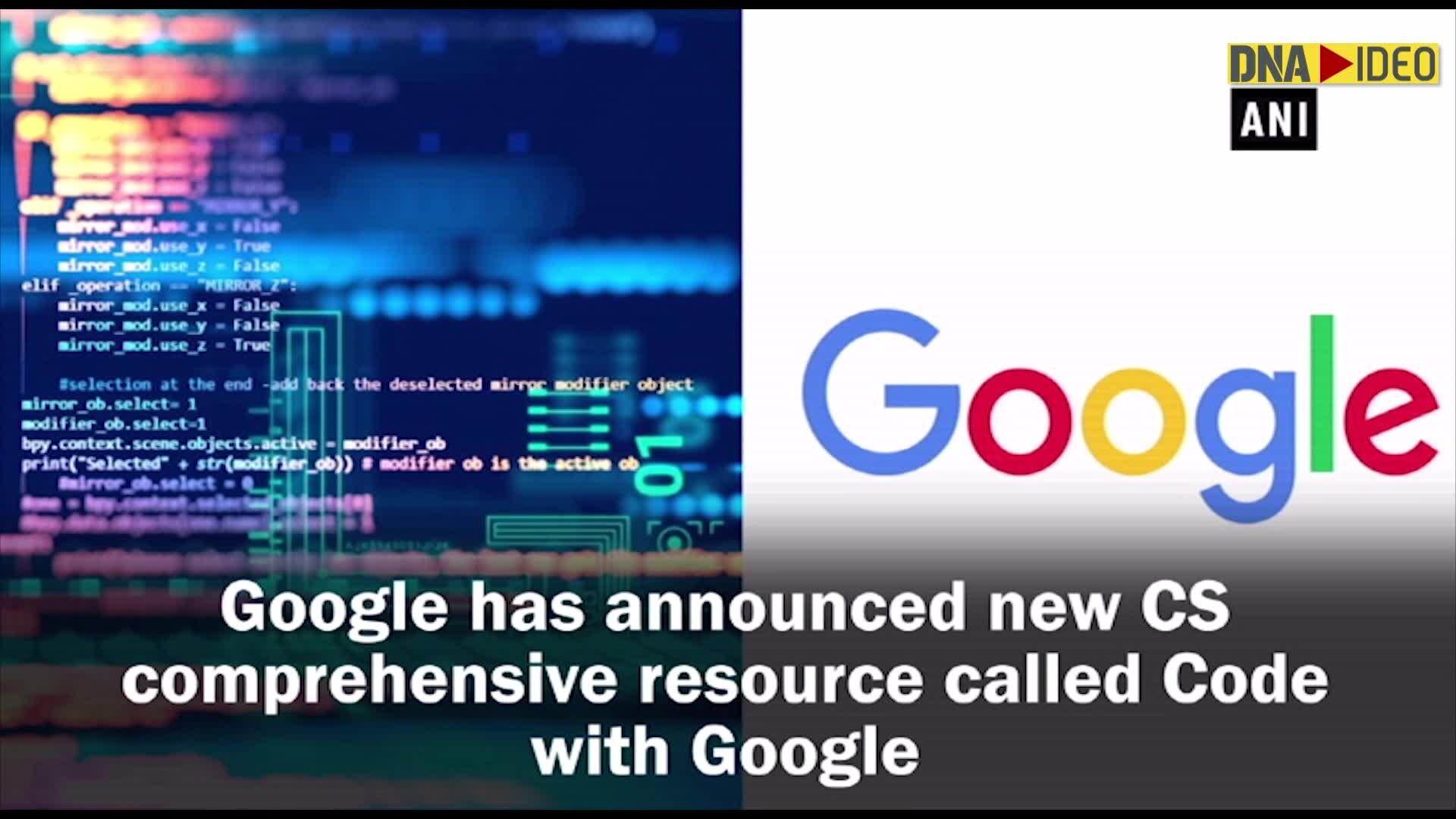 Google announces ‘Code with Google’ to teach young kids coding