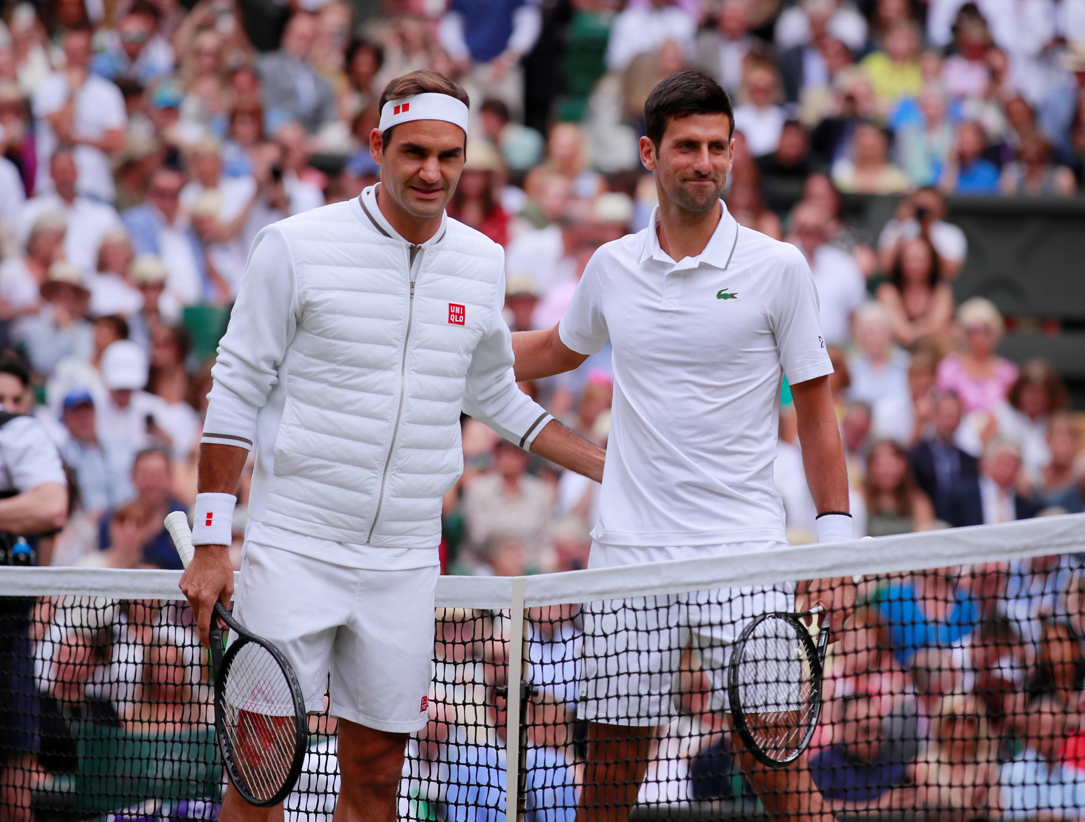 Roger Federer vs Novak Djokovic Live Score: Wimbledon final in pictures ...