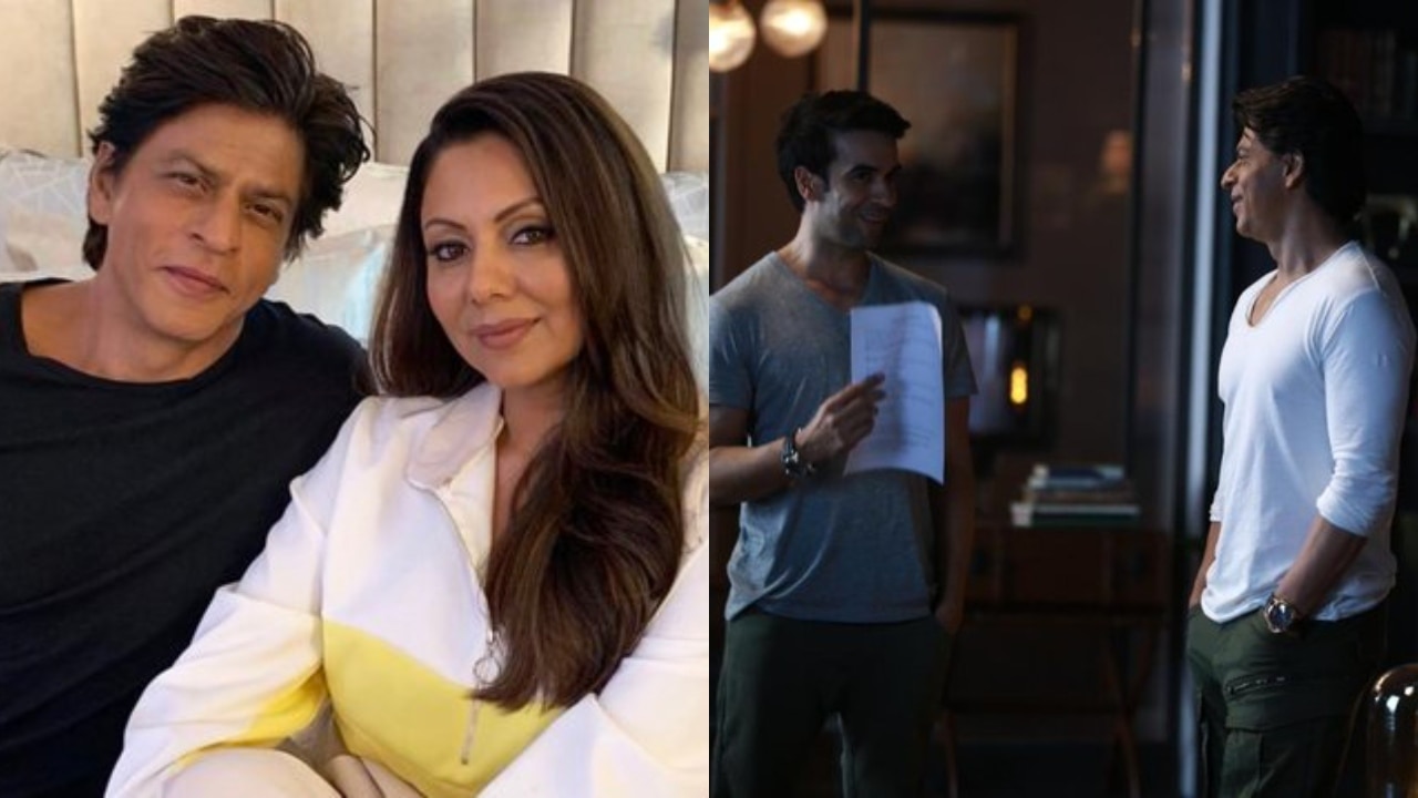 Shah Rukh Khan and Gauri Khan sneak out some romantic moments amidst ...