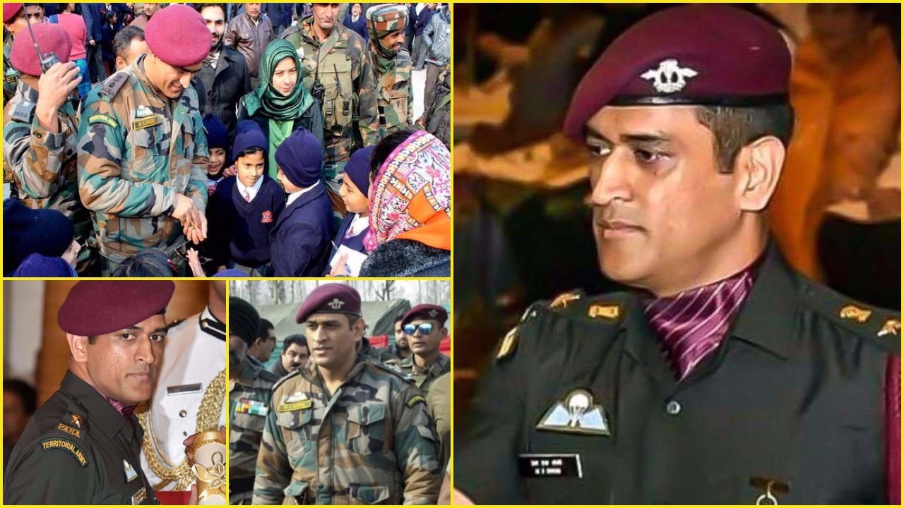 Lt Colonel MS Dhoni starts Army duty with troops in Kashmir, signs bat ...