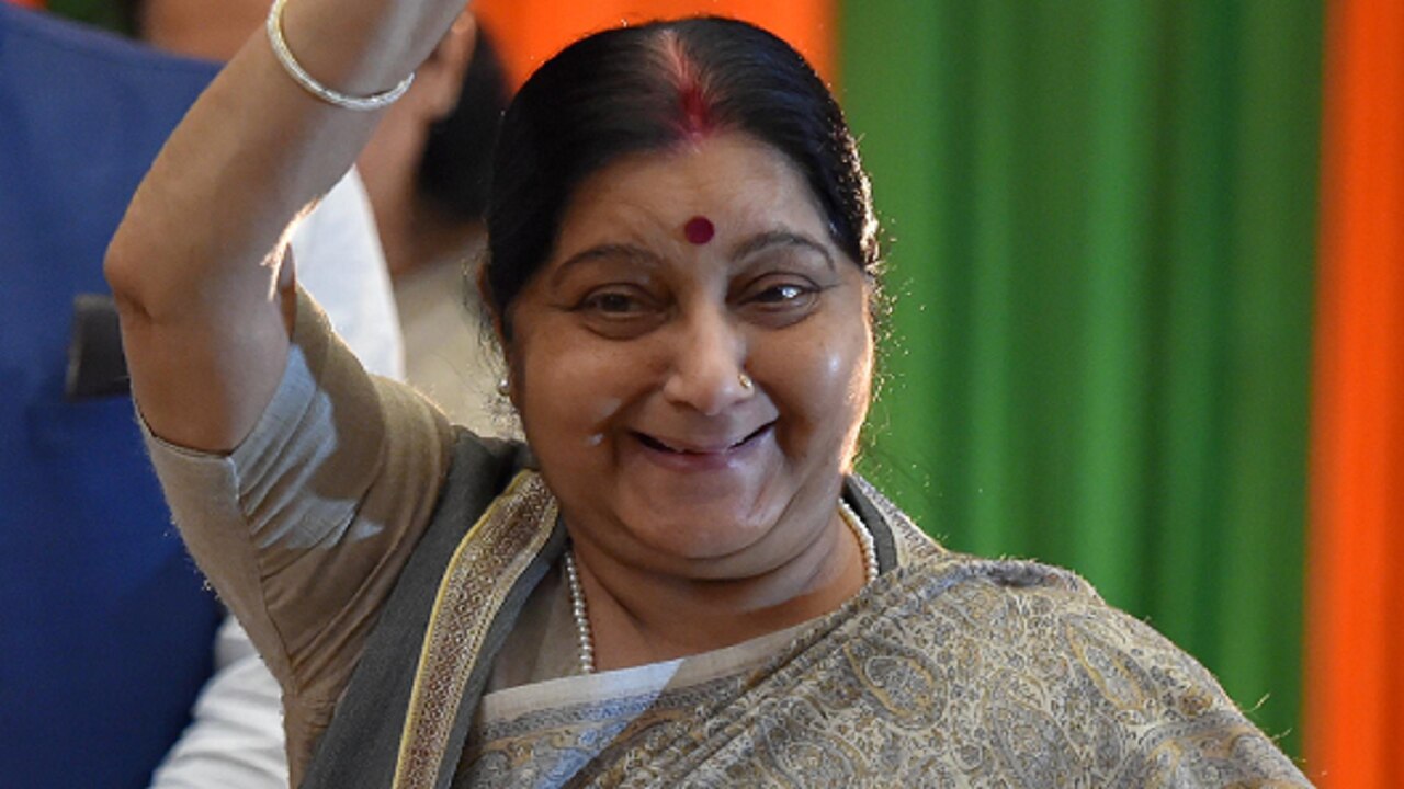 Sushma Swaraj: Youngest state cabinet minister, first full-time woman ...