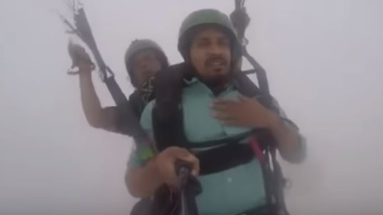 Watch: This man's first paragliding experience is now the biggest meme ...
