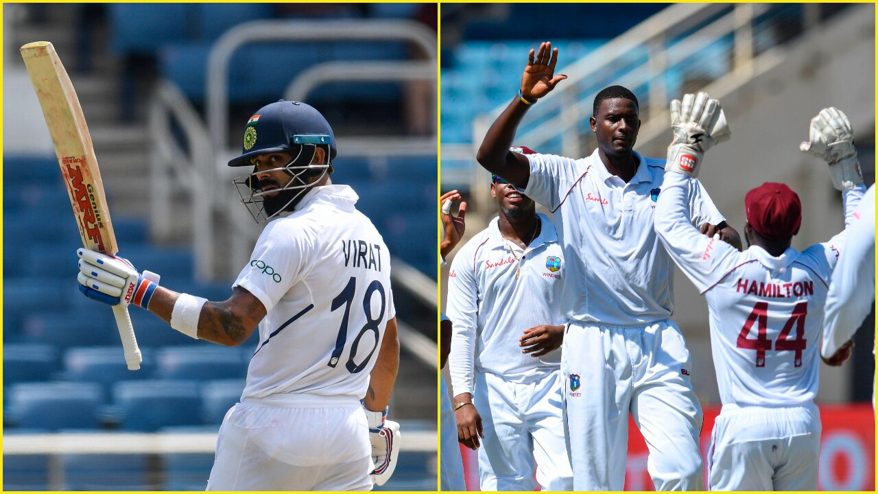 India Vs West Indies 2nd Test Match Highlights IND 264 5 After Day