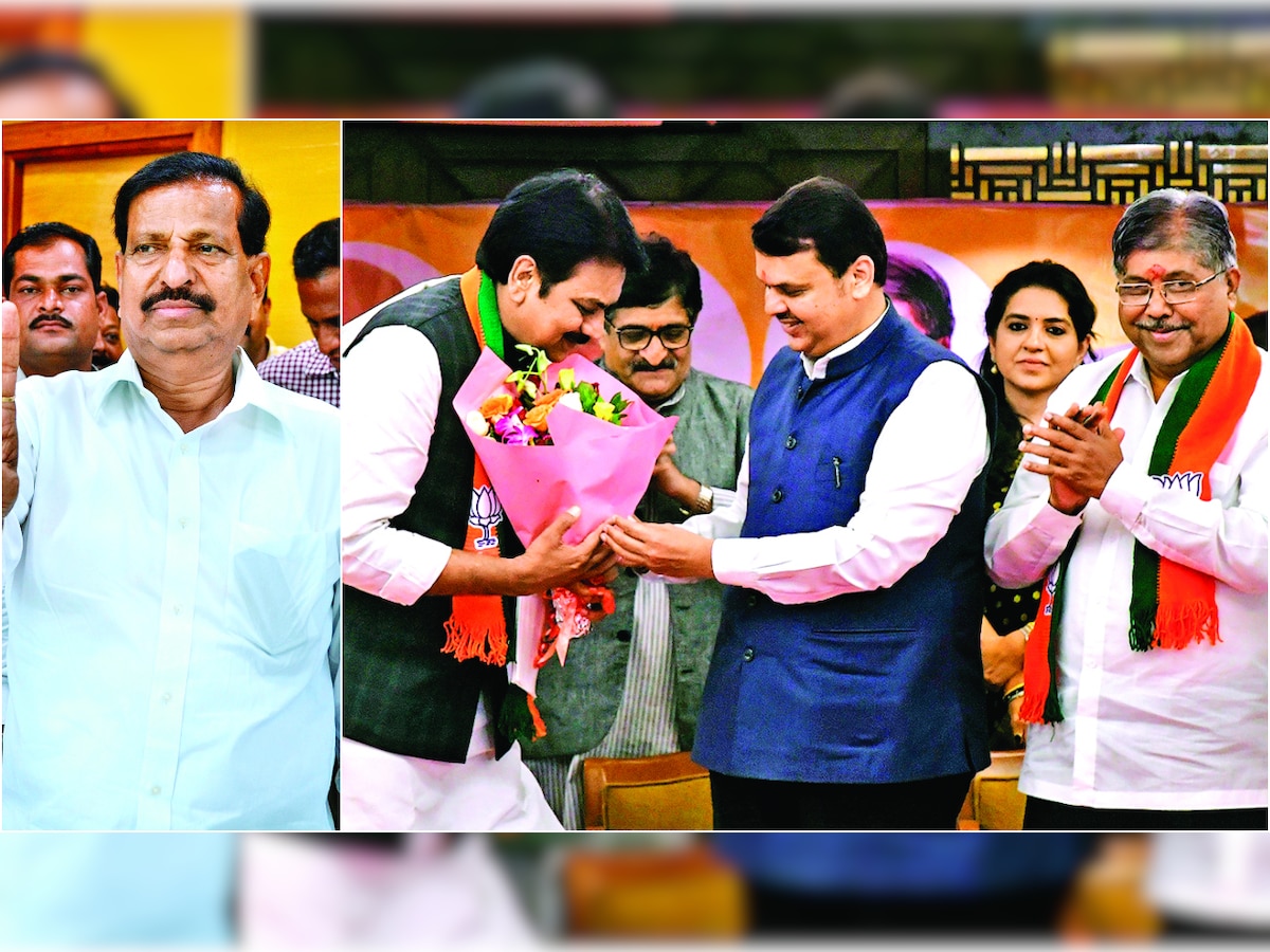 Maharashtra: Congress’s strongman Harshvardhan Patil, NCP’s Ganesh Naik ...