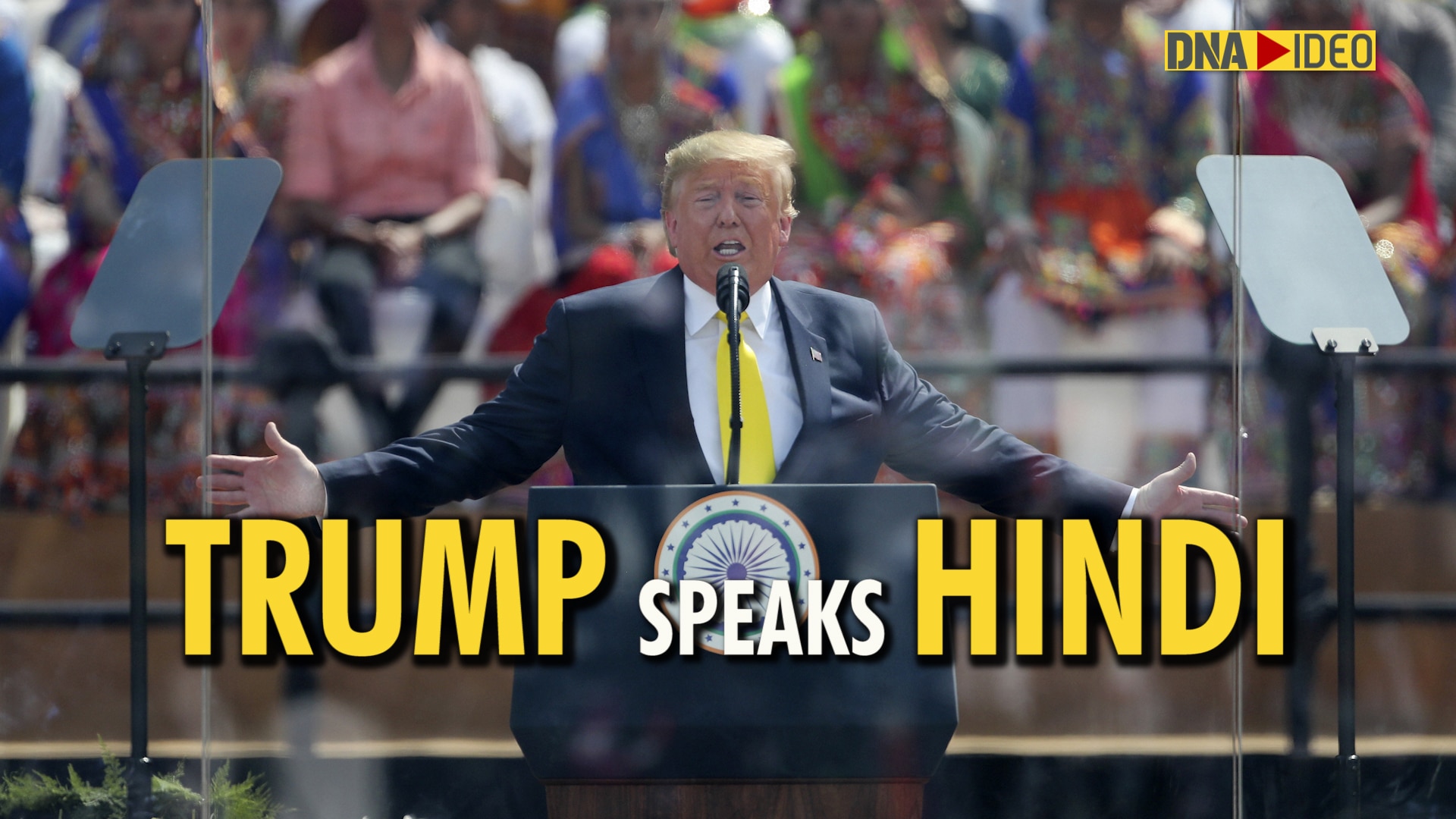 US President Donald Trump and his Hindi, watch him mispronounce Indian ...