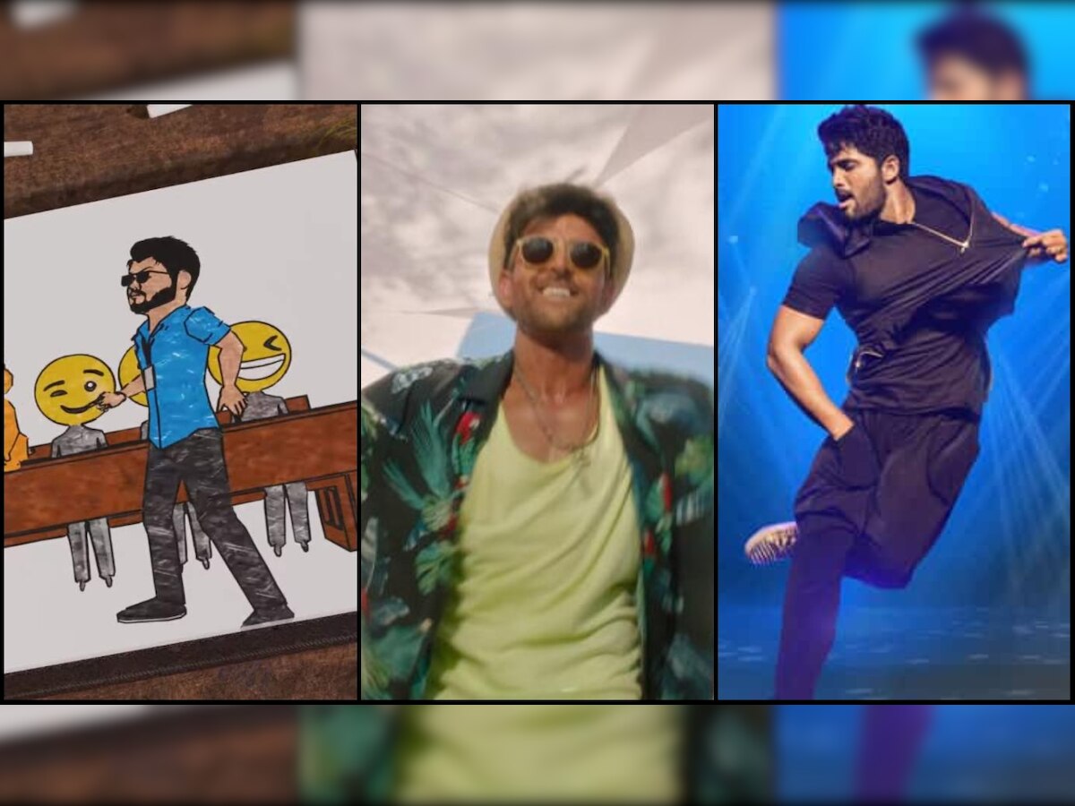 Watch: Bollywood's 'God of dance' Hrithik Roshan asks secret behind Allu Arjun, Vijay's dancing ...