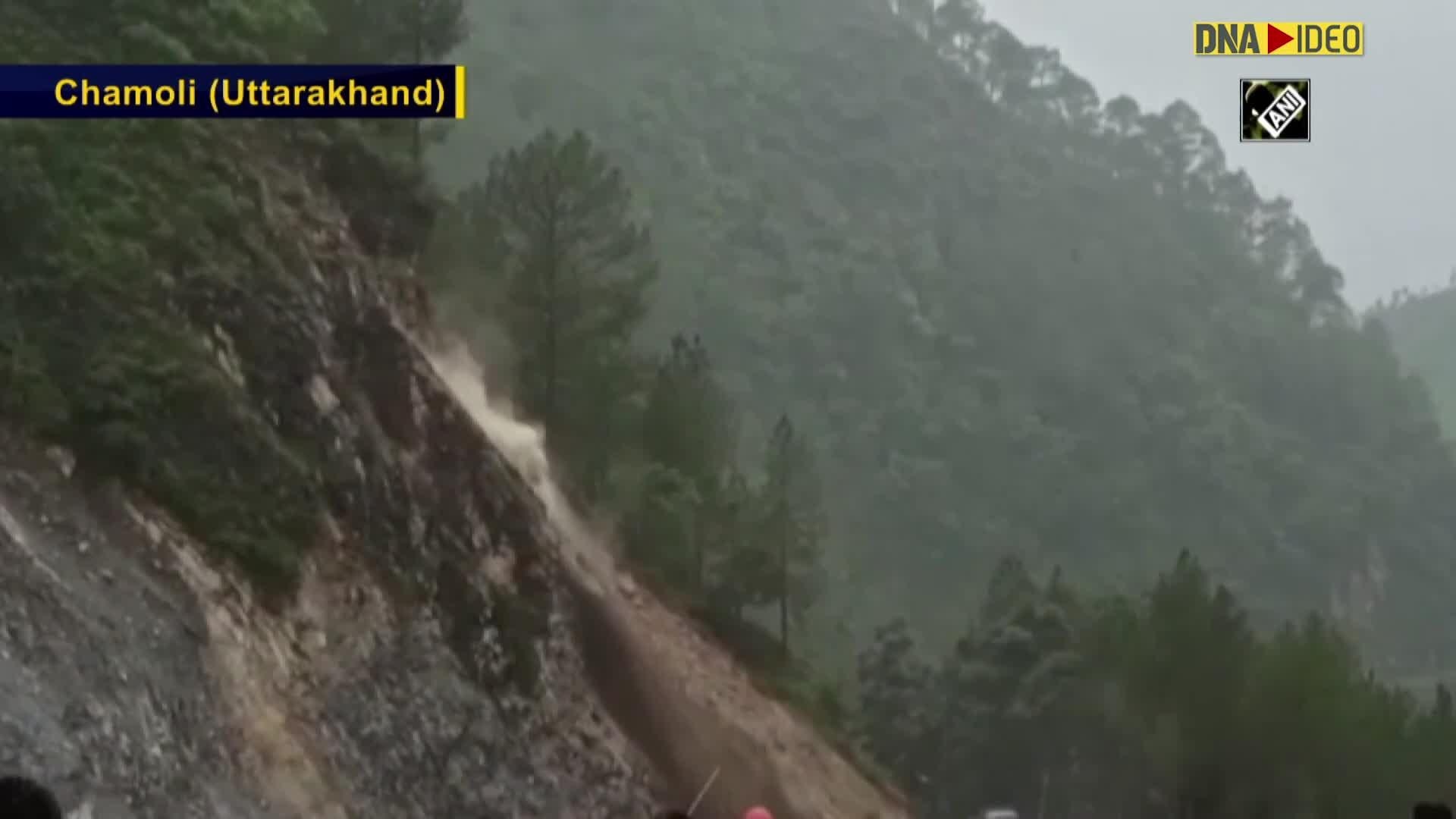 Watch: Massive landslide occurs in Uttarakhand’s Chamoli