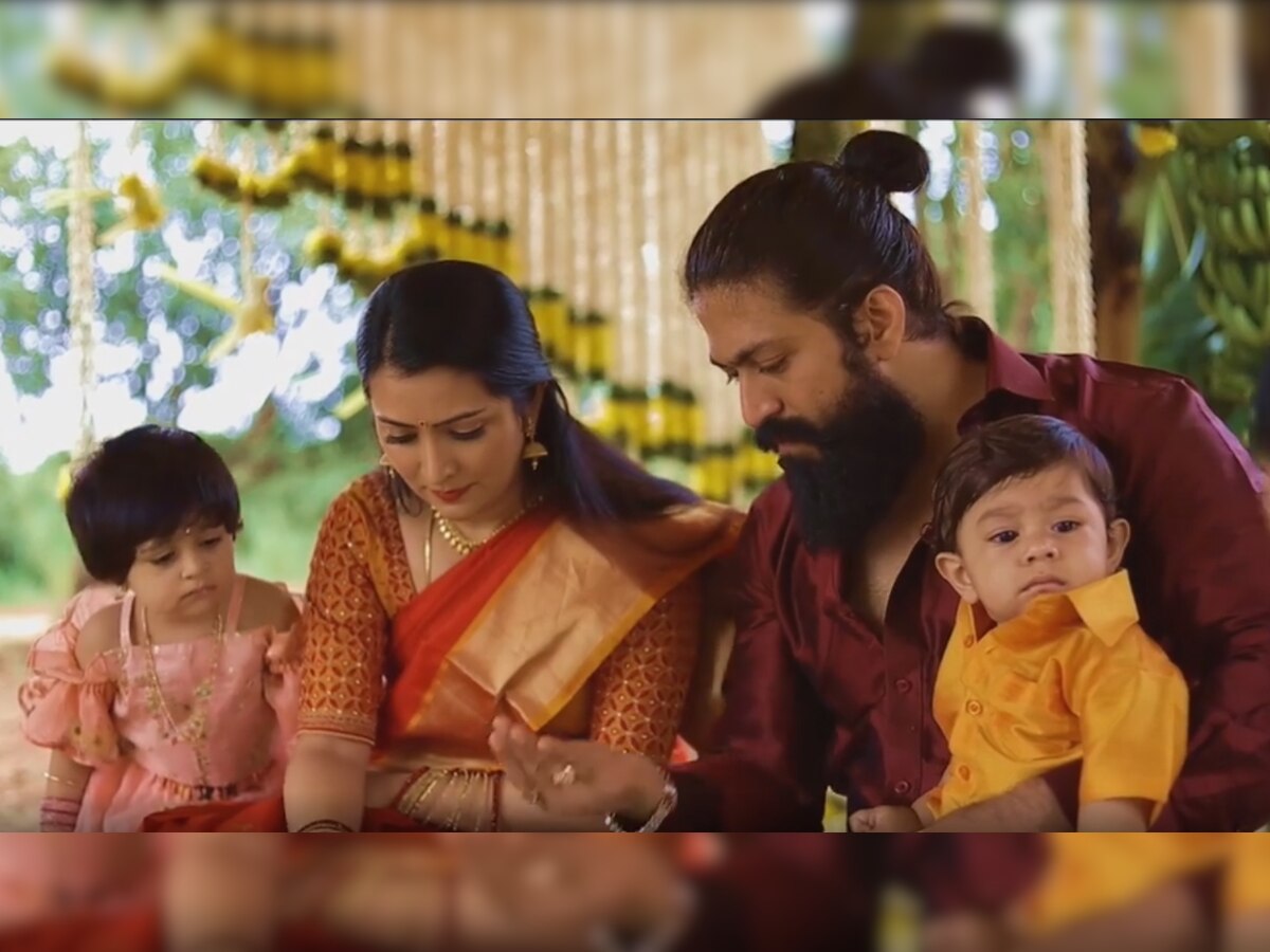 Video: Yash and Radhika Pandit finally announce name of their baby boy