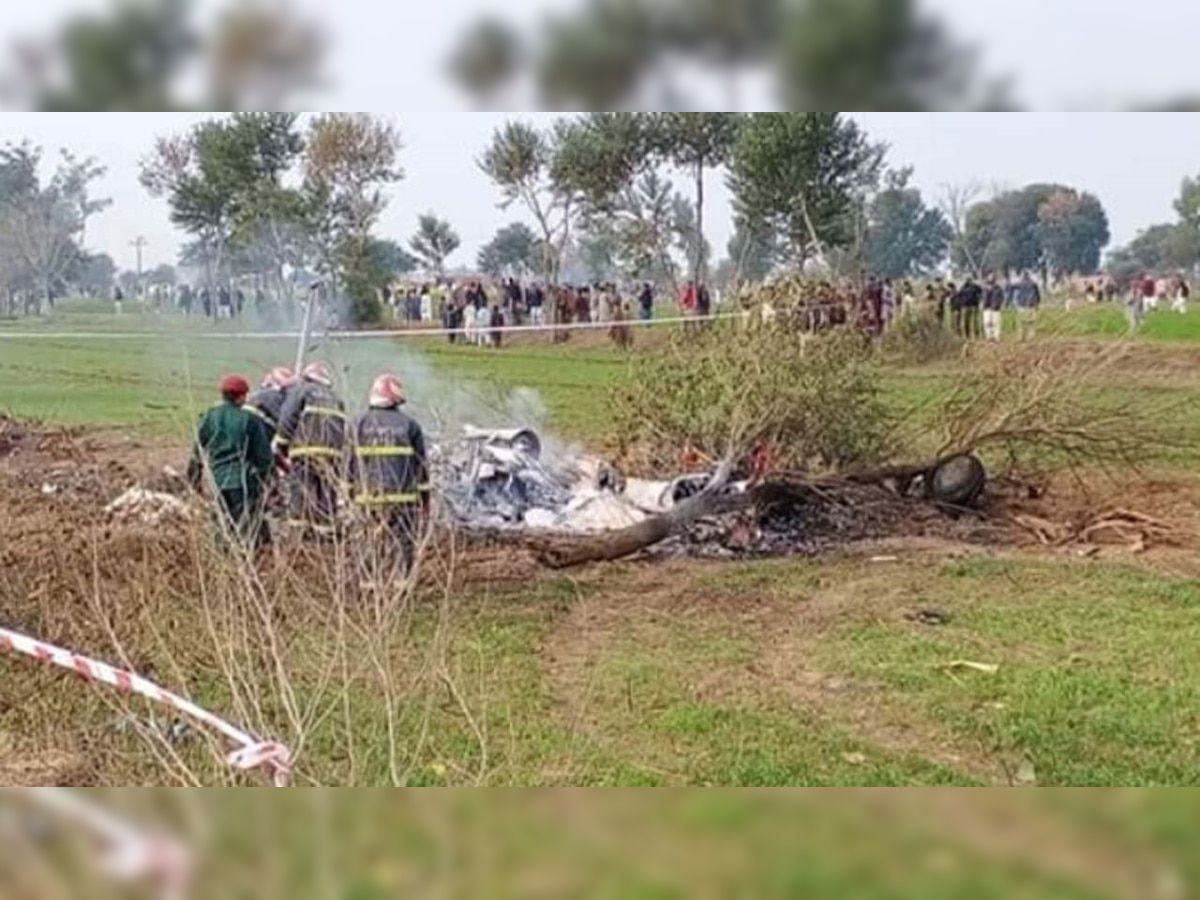 PAF aircraft crashes in Attock during routine training, pilot ejects safely