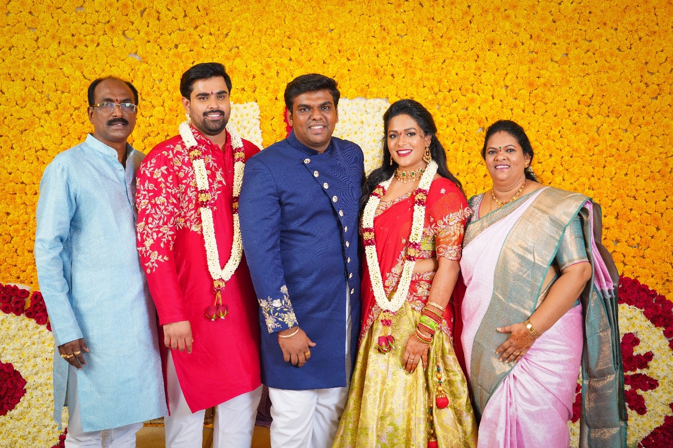 City-based fashion designer Sirisha Reddy's grand engagement ceremony