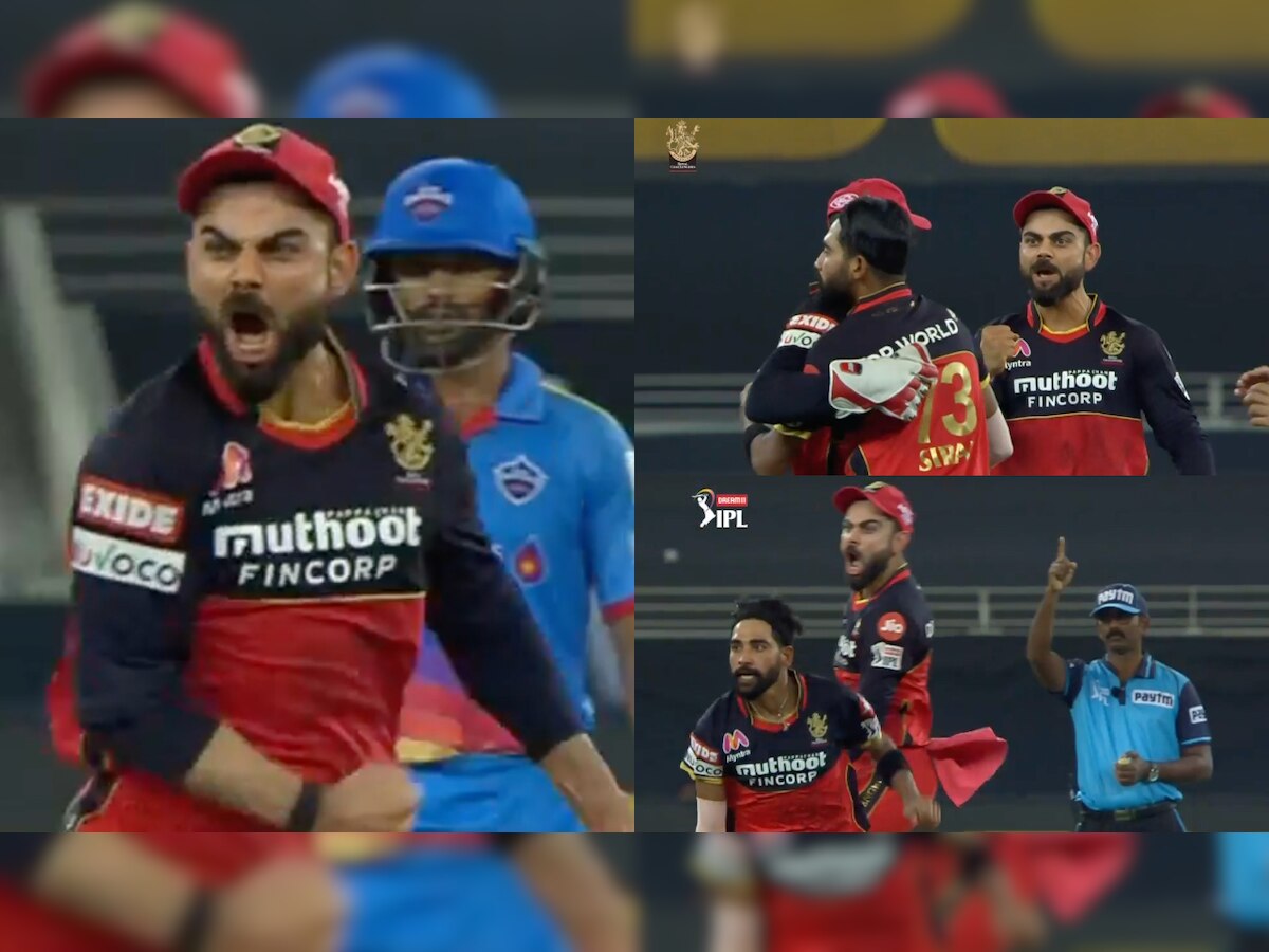 WATCH: Virat Kohli's explosive reaction to Prithvi Shaw's dismissal in RCB v DC match