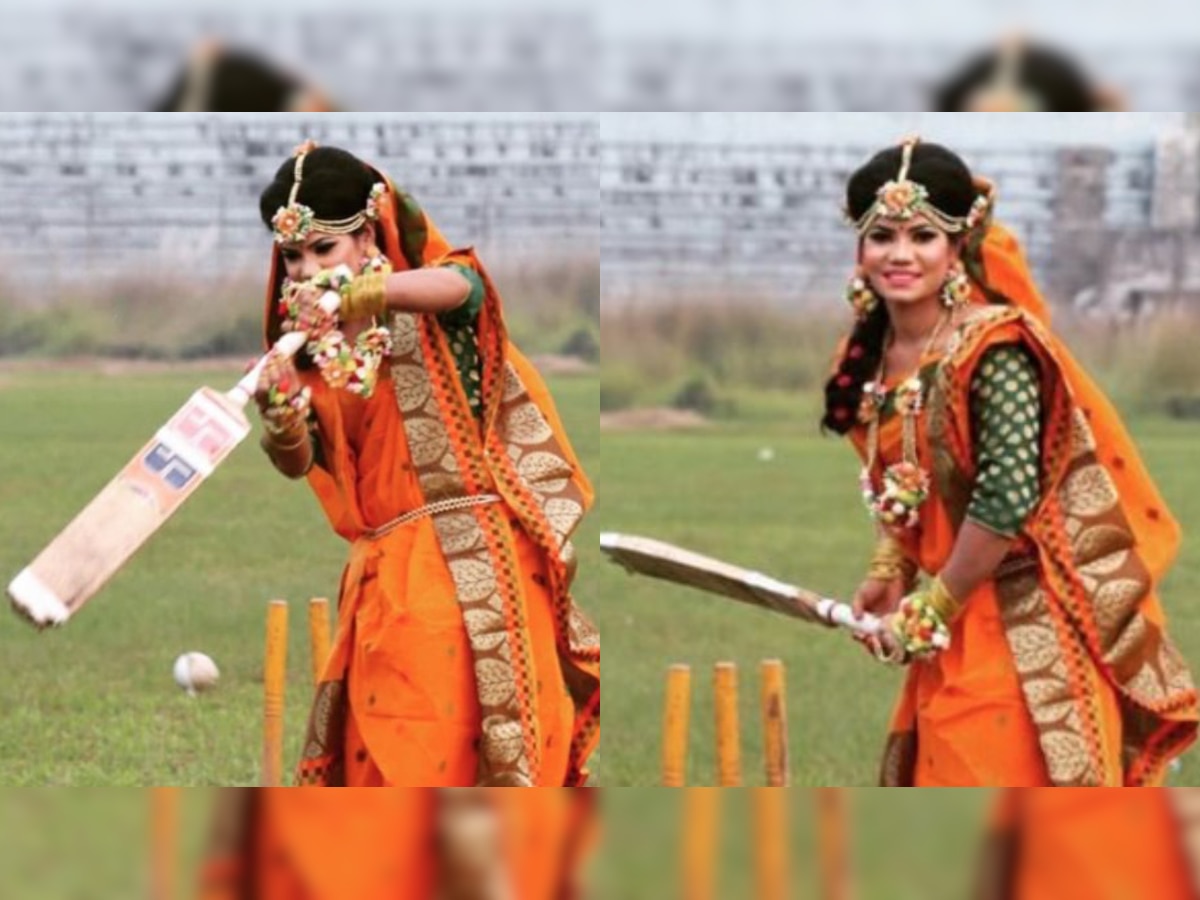Bangladesh cricketer Sanjida Islam's unique wedding photoshoot is ...