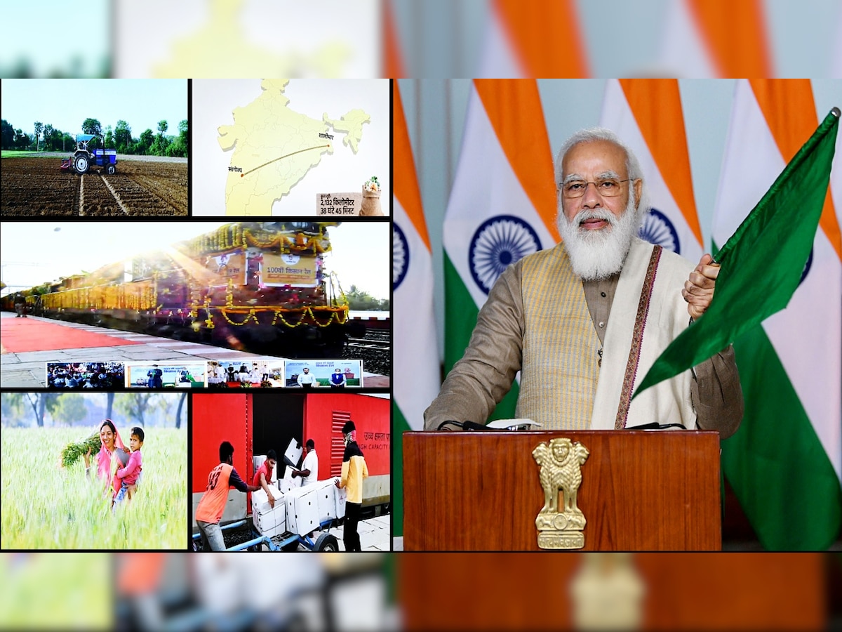 PM Modi flags off 100th Kisan Rail, says it has empowered small ...