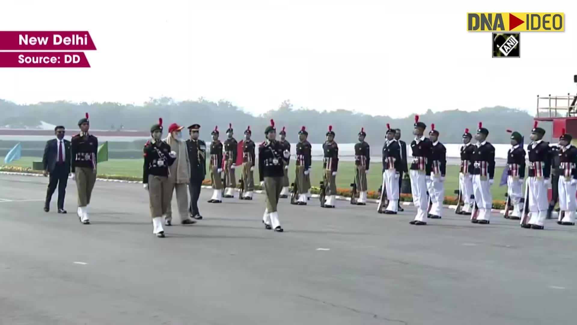PM Modi receives Guard of Honour at NCC Parade