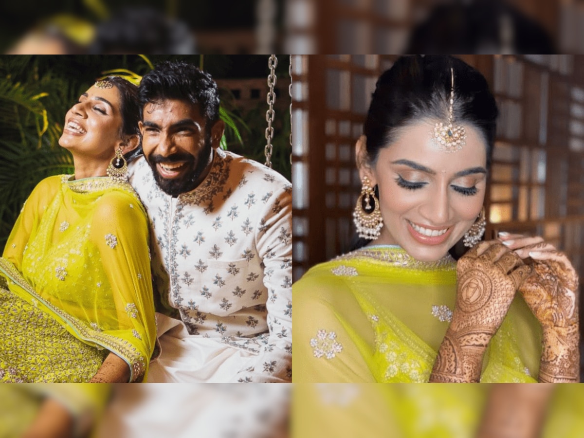 Jasprit Bumrah's wife Sanjana Ganesan's mehendi has CWC 2019 logo, fans ...