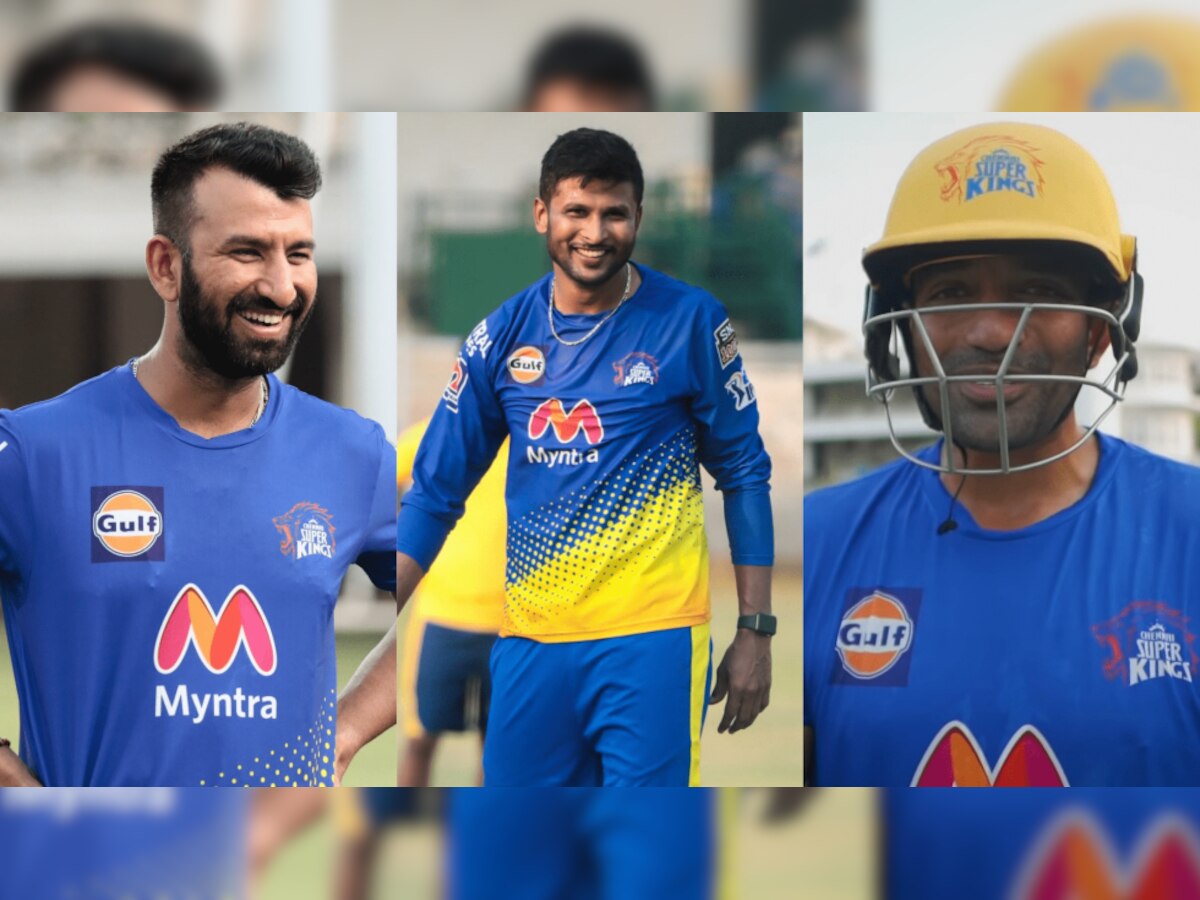 Watch: Chennai Super Kings' new recruits Robin Uthappa, Pujara, K ...