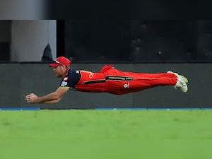 IPL 2021 RCB vs KKR: Dan Christian flies across, snatches stunner to ...