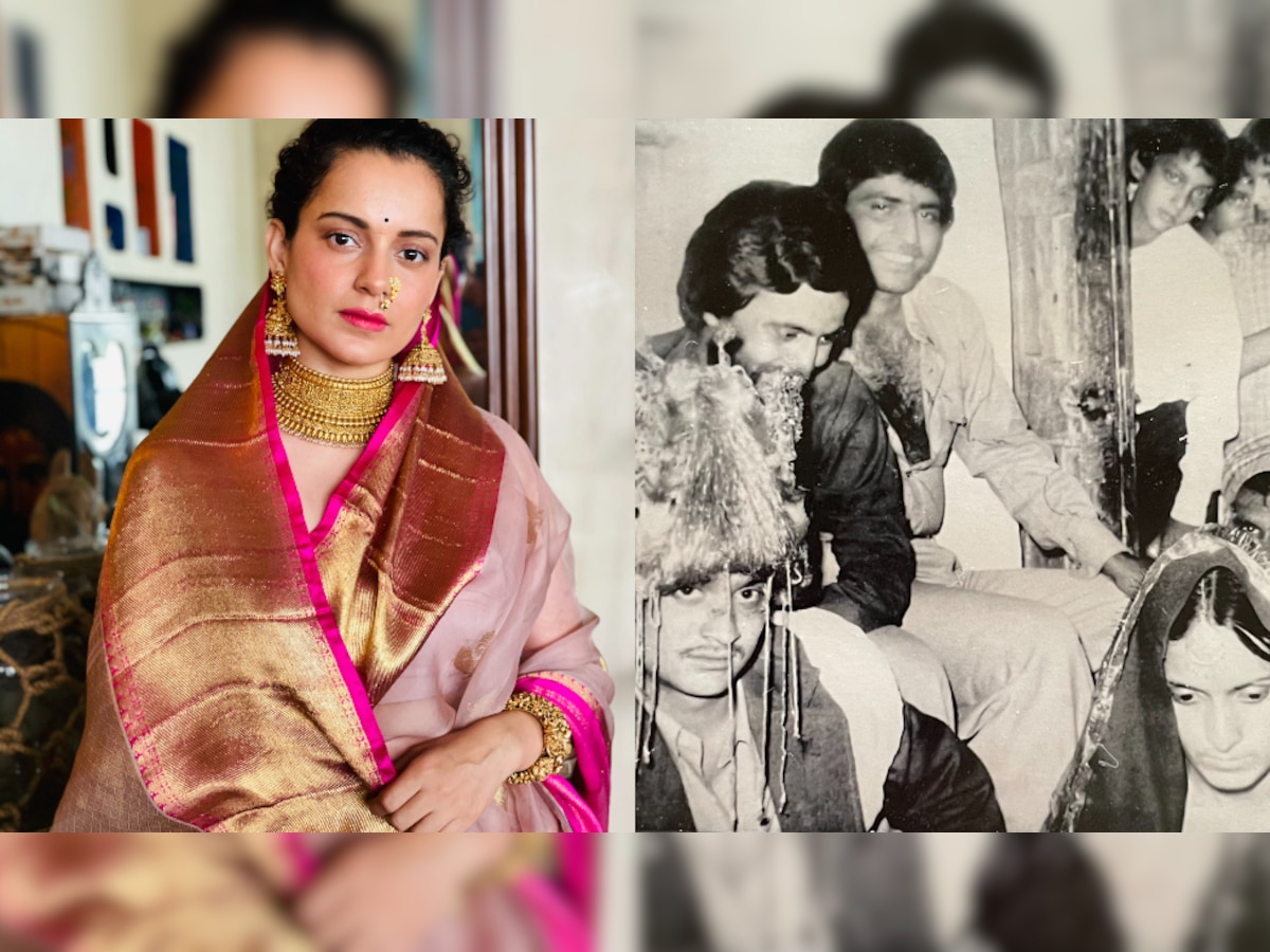 Kangana Ranaut celebrates parents' wedding anniversary with rare ...