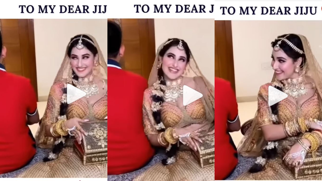 Jija Saali Ki Nokjhok Dulhan Teases Her Brother In Law On Her Wedding
